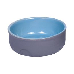 Nobby Futterbehälter Keramik Napf Feed grau/blau