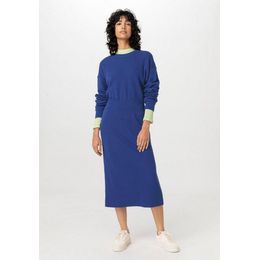 hessnatur Strickkleid Midi Relaxed aus reiner Bio-Baumwolle (1-tlg)