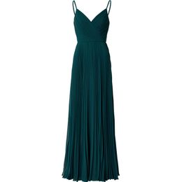 MASCARA© LONDON Abendkleid, Plisseefalten, V-Ausschnitt, für Damen, grün, 36