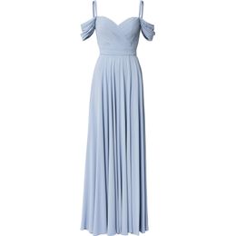 MASCARA© LONDON Abendkleid, lang, Herz-Ausschnitt, für Damen, blau, 34