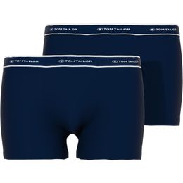 Tom Tailor Kentucky Pants kurz, 2er Pack, Logo-Bund, für Herren, blau, 6