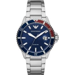 Quarzuhr Emporio Armani "AR11339" Armbanduhren silberfarben Herren Quarzuhren