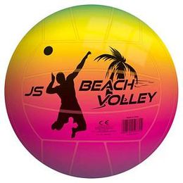 JOHN® Volleyball Rainbow Palme mehrfarbig, Ø 22,0 cm, 1 St.