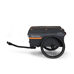 Qeridoo Cargo Fahrrad Anhänger Qubee Grey, faltbar