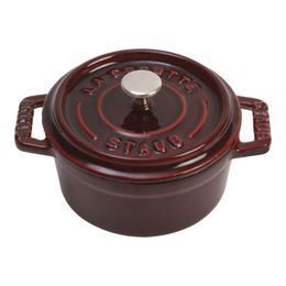 Staub La Cocotte Mini 10 cm, rund, Grenadine-Rot, Gusseisen