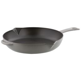 Staub Pans Bratpfanne mit Ausgießnase 26 cm, Gusseisen, Graphit-Grau