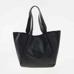 TK Maxx Schwarze Tote Bag aus Leder