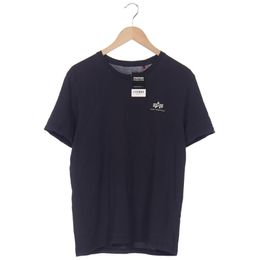 Alpha Industries Herren T-Shirt, marineblau