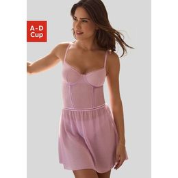 s.Oliver Negligé 'Charlotte' lightpink Gr. 80 Cup A für Damen