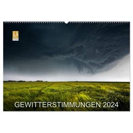 GEWITTERSTIMMUNGEN 2024 (Wandkalender 2024 DIN A2 quer), Calvendo Monatskalender