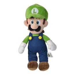 Simba Toys Super Mario - Super Mario Luigi Plüsch, 30cm
