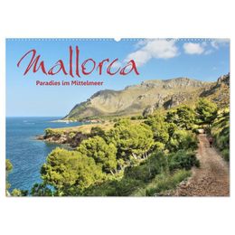 Mallorca - Paradies im Mittelmeer (Wandkalender 2024 DIN A2 quer), Calvendo Monatskalender