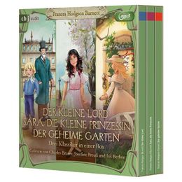 cbj Der kleine Lord. Sara, die kleine Prinzessin. Der geheime Garten,3 Audio-CD, 3 MP3 - Frances Hodgson Burnett (Hörbuch)