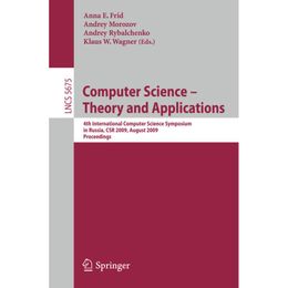 Springer Computer Science - Theory and Applications, Kartoniert (TB)