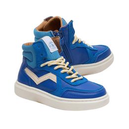 bisgaard - Schnür-Sneaker MIO hoch in blue, Gr.33