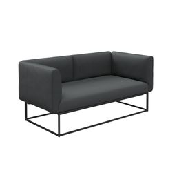 Gloster MAYA Sofa Aluminium/Outdoorstoff inkl. Kissen