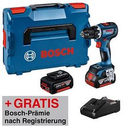 AKTION: Bosch Professional GSR 18V-90 C Akku-Bohrschrauber-Set 18,0 V, mit 2 Akkus mit Prämie nach Registrierung