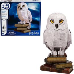 Spin Master 3D-Puzzle 4D Build - Harry Potter - Hedwig Eule, 118 Puzzleteile, bunt