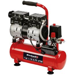 Einhell Kompressor TE-AC 6 Silent, 550 W, max. 8 bar, 6 l, 1-tlg., rot