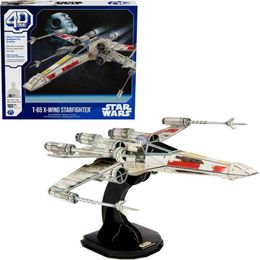 Spin Master 3D-Puzzle 4D Build - Star Wars - X-Wing Raumschiff, 160 Puzzleteile, bunt