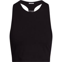 Calvin Klein Top, Racerback, breite Träger, für Damen, schwarz, L