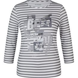 Rabe Shirt, Dreiviertelarm, Rundhalsausschnitt, für Damen, grau, 44