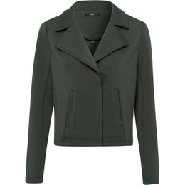 Zero Bikerjacke, Reverskragen, Eingrifftaschen, für Damen, grün, 40