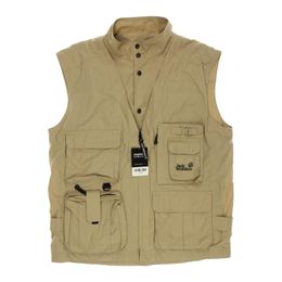 Jack Wolfskin Herren Weste, beige, Gr. 52