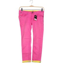 one green elephant Damen Jeans, pink