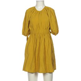 Zara Damen Kleid, gelb, Gr. 34