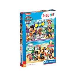 Clementoni Kinderpuzzle Supercolor - Paw Patrol 2x 20 Teile Teile: 40 (2x 20) Altersangabe: von 36 Monaten bis 5 Jahren