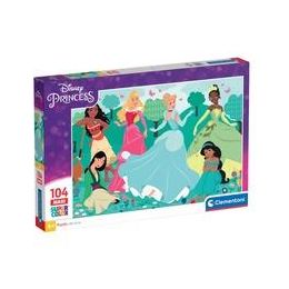 Clementoni Supercolor Maxi - Disney Princess, Puzzle 104 Teile