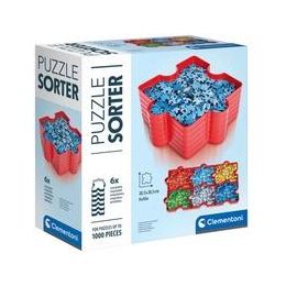 Clementoni Puzzle Sortierer, Aufbewahrungsbox rot Typ: Box Geeignet für: Spielzeug