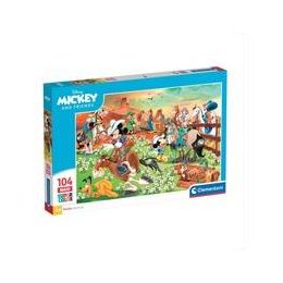 Clementoni Supercolor Maxi - Disney Mickey & Friends, Puzzle 104 Teile Teile: 104 Altersangabe: von 4 Jahren bis 6 Jahren