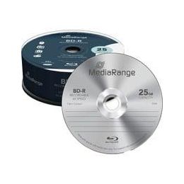 MediaRange BD-R 25 GB, Blu-ray-Rohlinge 6-fach, 25 St&uuml;ck