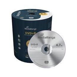 MediaRange DVD+R 4,7 GB, DVD-Rohlinge 16fach, 100 St&uuml;ck