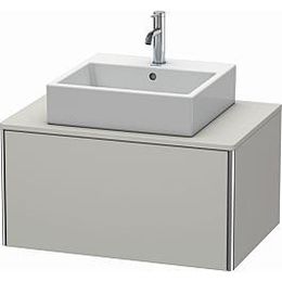 Duravit XSquare Waschtisch-Unterschrank XS490000707 80x40x54,8cm, 1 Auszug, Betongrau matt