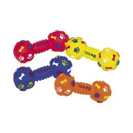 Nobby Spielknochen Hundespielzeug Vinyl Hantel 100 kg mit Squeaker
