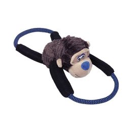 Nobby Tierkuscheltier Hundespielzeug Plüsch Affe Stretch mit Seil