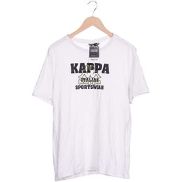 Kappa Herren T-Shirt, weiß