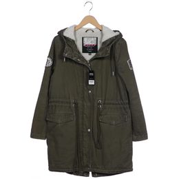 Superdry Damen Mantel, grün