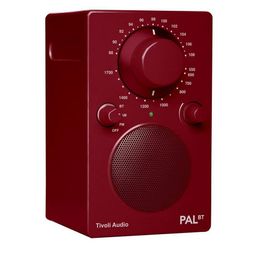 Tivoli Audio PAL BT rot Radio mit Akku und Bluetooth UKW-Radio (UKW/FM