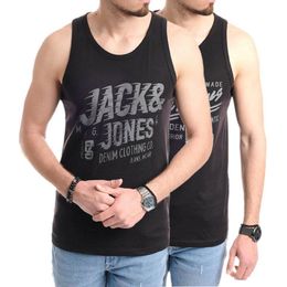 Jack & Jones Jack & Jones Tanktop Bedrucktes Shirt aus Baumwolle (2er-Pack) sportliches Oberteil in Regular Fit