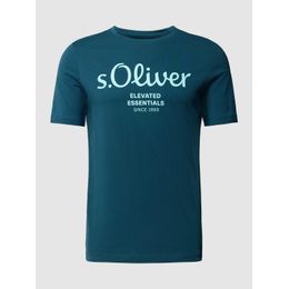 s.Oliver RED LABEL T-Shirt mit Label-Print