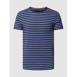 Tommy Hilfiger Slim Fit T-Shirt mit Logo-Stitching