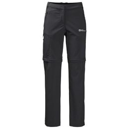 Jack Wolfskin - Women's Glastal Zip Away Pants - Zip-Off-Hose Gr 36 - Short schwarz