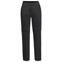 Jack Wolfskin - Women's Glastal Zip Off Pants - Zip-Off-Hose Gr 44 - Regular schwarz