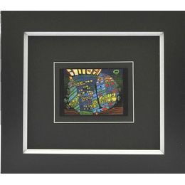 SONSTIGE Kunstdruck HUNDERTWASSER (BH 43x38,50 cm)