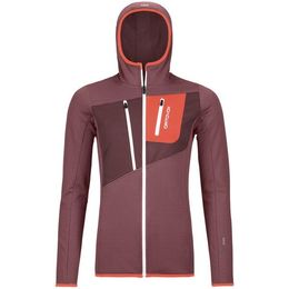 Ortovox Fleece Grid Hoodie - Fleece-Jacke mit Kapuze - Damen