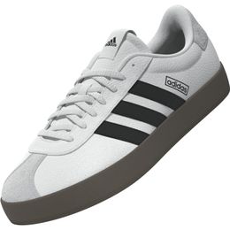 Adidas VL Court 3.0 Sneaker, Leder, für Herren, weiß, 44 2/3